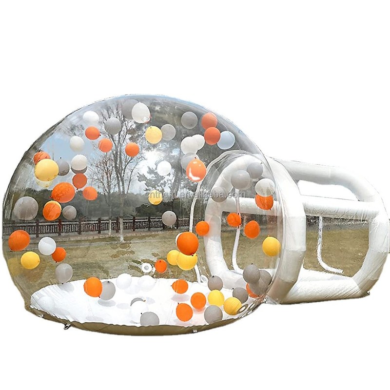 Fun House Clear Inflatable Crystal Igloo Dome Bubble Tent Transparent ...